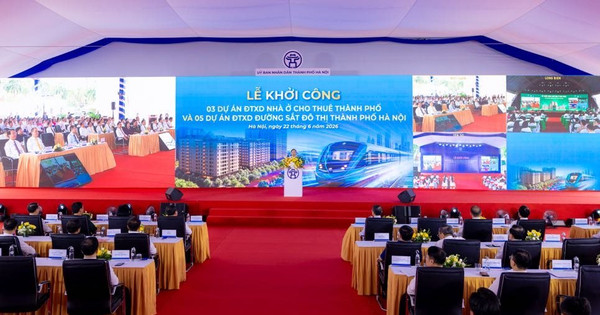 Hà Nội khởi công chuỗi dự án hạ tầng và an sinh quy mô nhất lịch sử Thủ đô